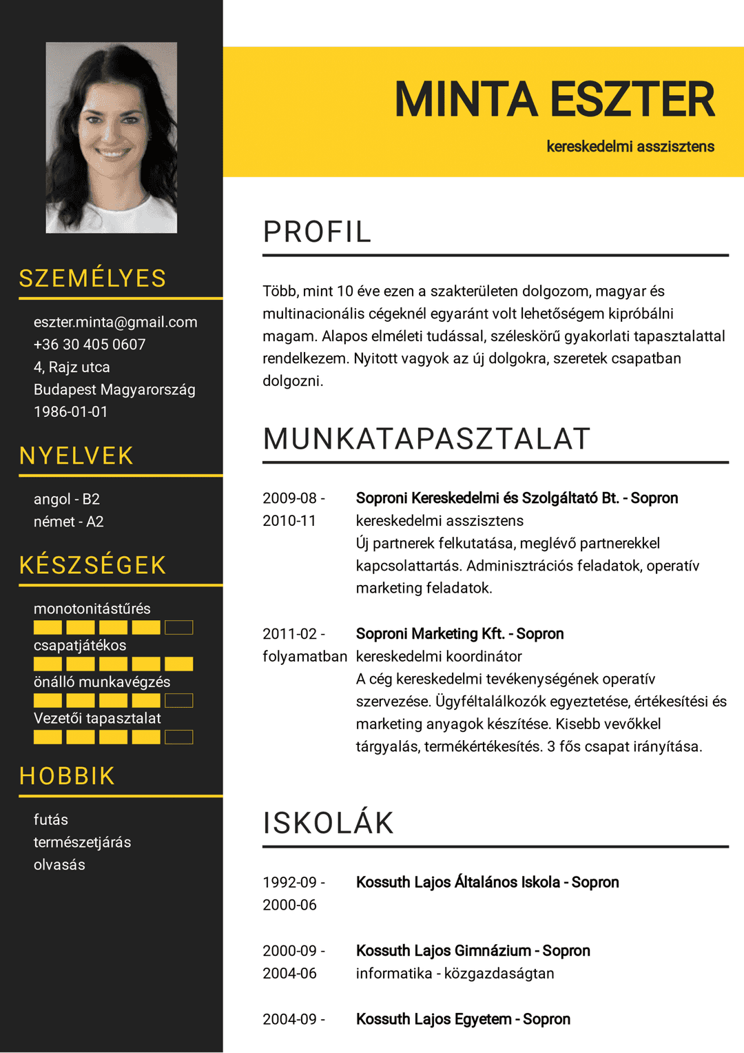 Hogyan írjak pályakezdő önéletrajzot? Útmutató, profi tippek - CVChamp